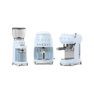 SMEG Espresso Machine, Paster Blue ECF01PBUS