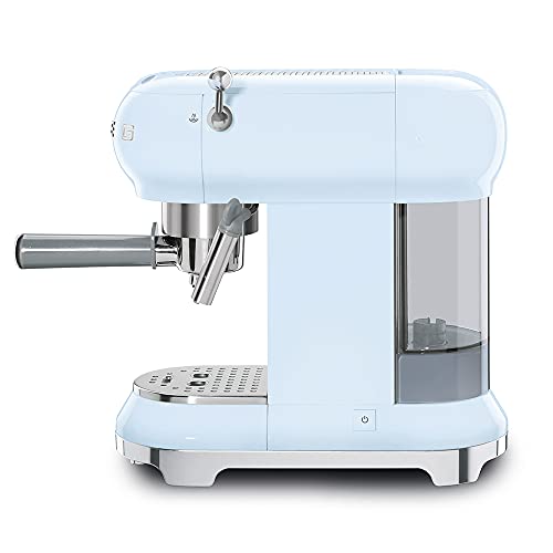 SMEG Espresso Machine, Paster Blue ECF01PBUS