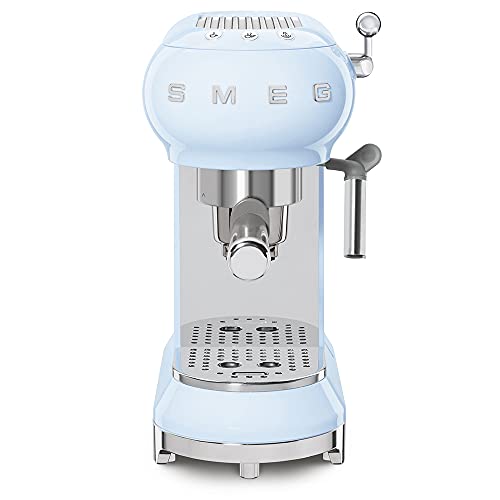 SMEG Espresso Machine, Paster Blue ECF01PBUS