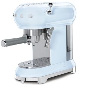 SMEG Espresso Machine, Paster Blue ECF01PBUS