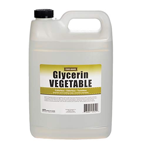 Vegetable Glycerin - 1 Gallon - All Natural, USP Grade - Premium Quality Liquid Glycerin, Excellent Emollient Qualities, Amazing Skin and Hair Benefits, DIY beauty products