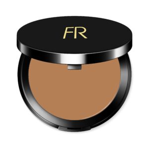 cream to powder foundation by flori roberts, full coverage for women of color or deeper skin tones, long lasting makeup, matte finish, covers uneven complexion and hides imperfections, 0.30 oz