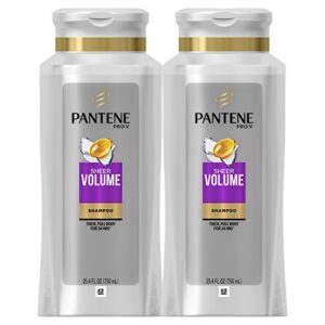 pantene, shampoo, pro-v sheer volume for fine hair, 25.4 fl oz, twin pack