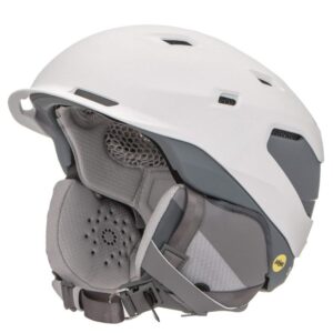 smith quantum mips snow helmet - matte white/charcoal | large