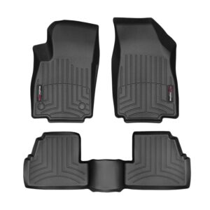 WeatherTech Custom Fit FloorLiners for Trax, Encore - 1st & 2nd Row (44532-1-2), Black