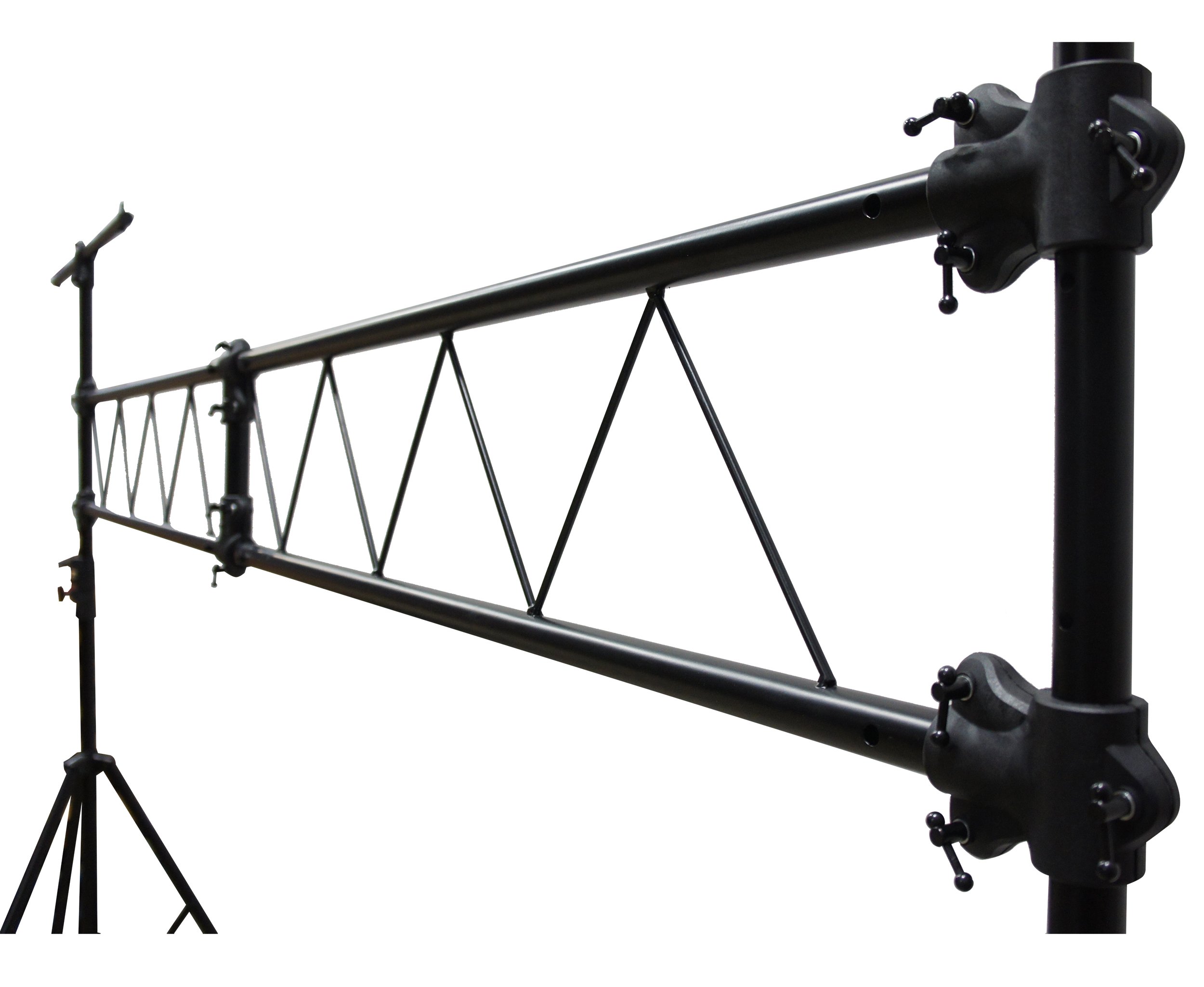 Harmony Audio HA-TRUSSKIT Pro Audio DJ 10 Foot Lighting Truss Package with (2) Tripod Stands