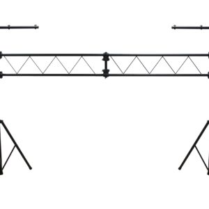 Harmony Audio HA-TRUSSKIT Pro Audio DJ 10 Foot Lighting Truss Package with (2) Tripod Stands