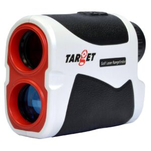 Target Golf Laser Rangefinder - Scope 5-1600 Yards, Multifunction 6X Slope Angle, Distance, Height Measurer Adjustable Focus Range Finder with Carrying Case