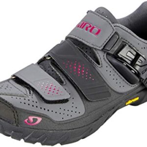 Giro Terradura Womens Mountain Cycling Shoe − 37, Dark Shadow/Berry (2019)