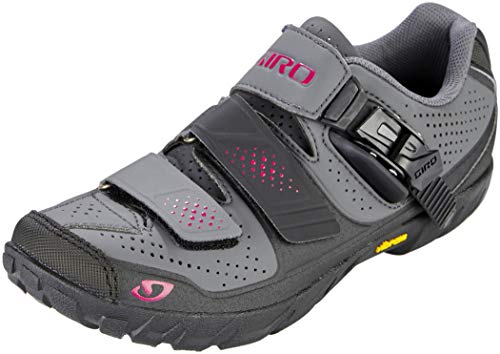 Giro Terradura Womens Mountain Cycling Shoe − 37, Dark Shadow/Berry (2019)