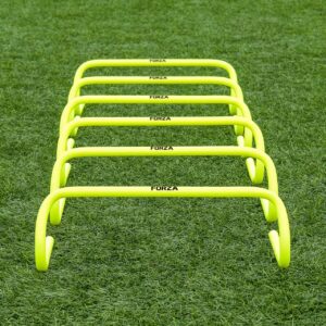 NWS Forza Speed Training Hurdles | Enhance Agility and Speed for Multi-Sport Training - Choose from 6'', 9'', and 12'' Hurdles Available in Packs of 6, 12, and 18 (6inch, Pack of 6)