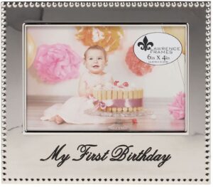 lawrence 290764 4x6 my first birthday picture frame