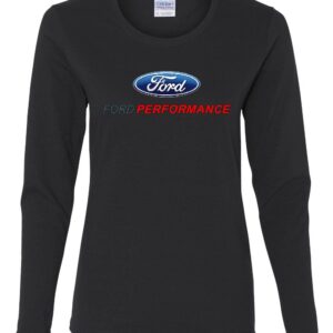 Ford Performance Long Sleeve T-Shirt Ford Mustang GT ST Racing Black Large