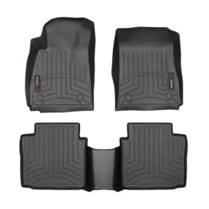 WeatherTech Custom Fit FloorLiners for Chevrolet Impala - 1st & 2nd Row (44534-1-2), Black