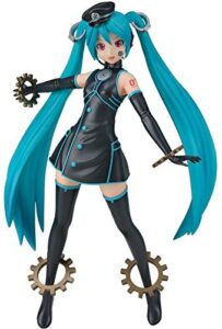 sega project diva arcade future tone hatsune miku super premium action figure selfish plant manager, 9.4"