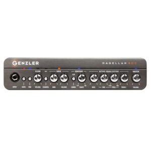 Genzler Magellan Bass Amp Head - Two Chan Pre, 400W/8 ohm, 800W/4ohm/2.67ohm