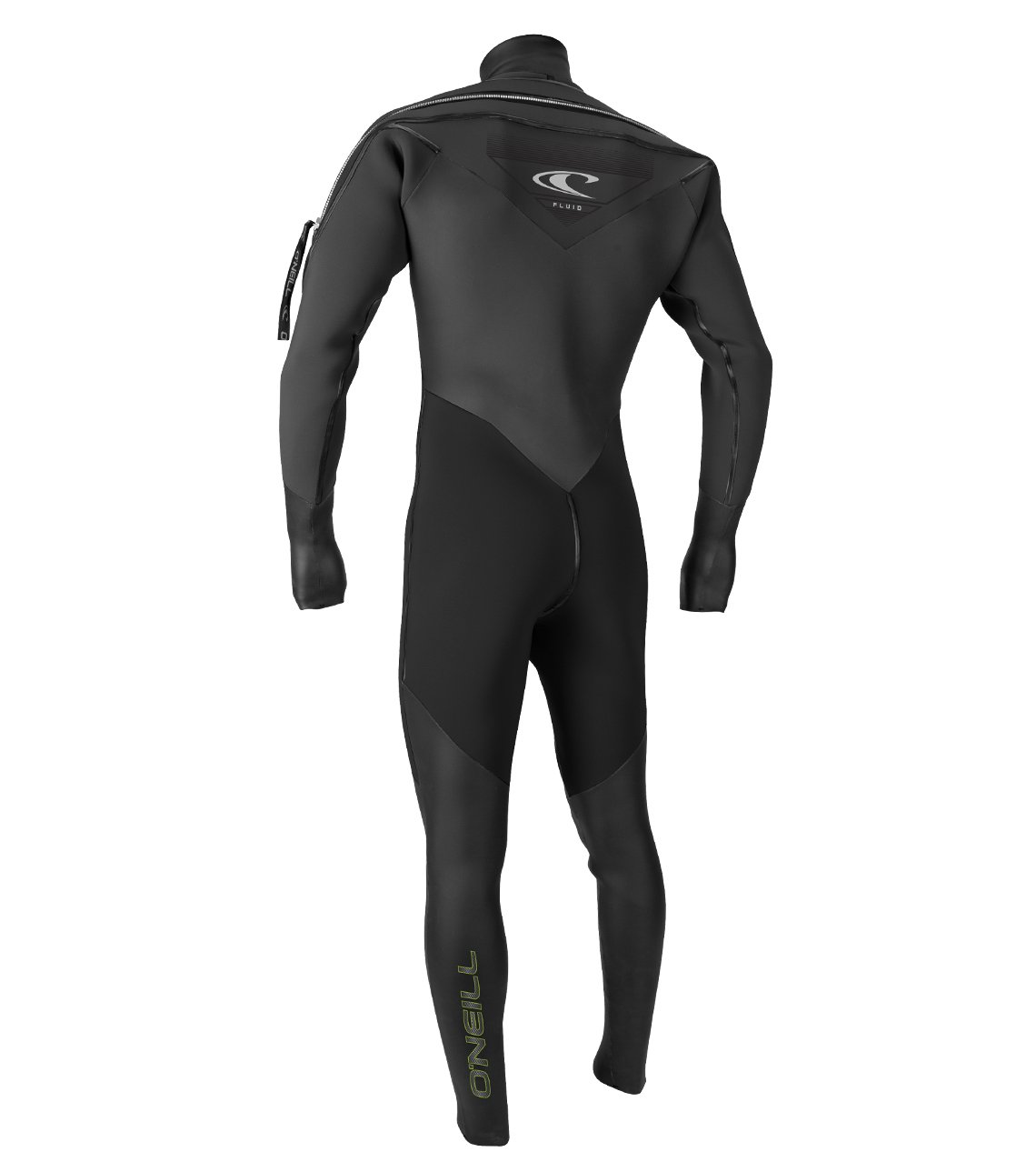 O'Neill Men's Fluid 3mm Neoprene Drysuit, Black/Graphite, X-Large