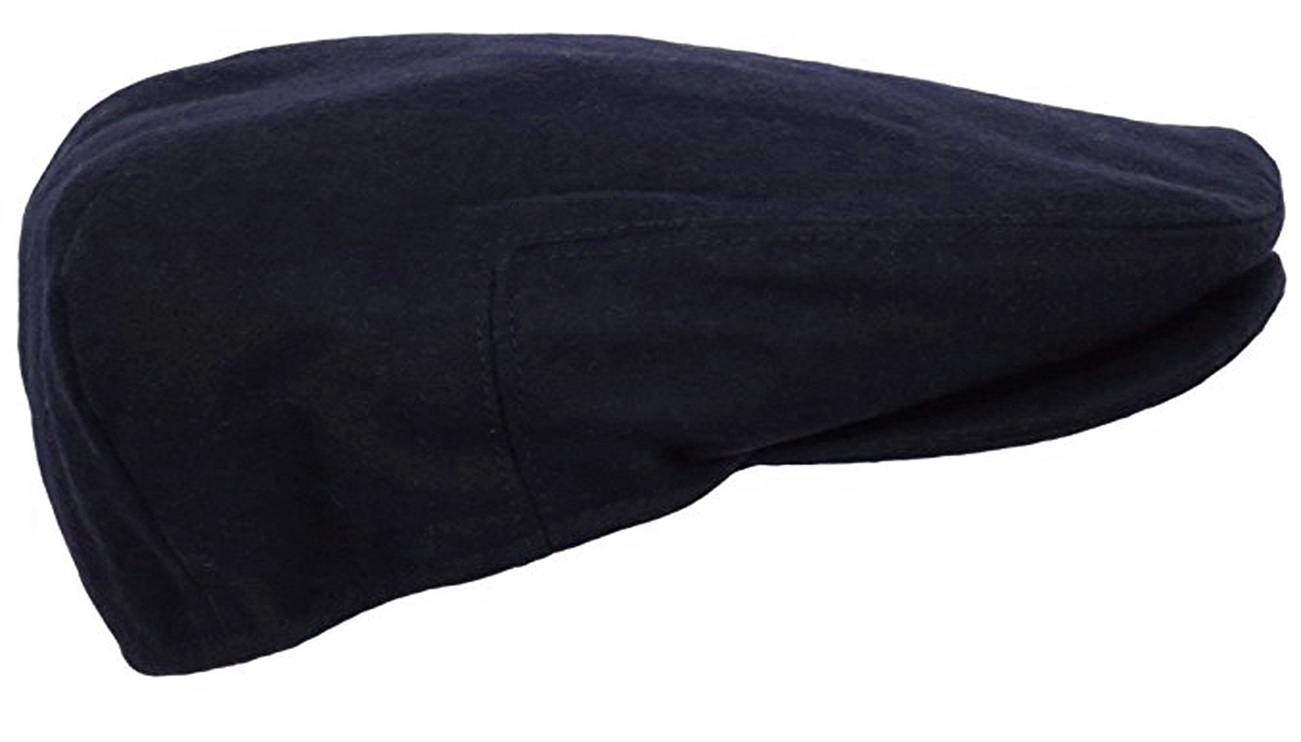 Epoch Men's Classic Newsboy Cap, Flat Ivy Hat, Snap Brim Herringbone Tweed Cap (X-Large, 1581-Navy)