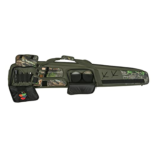 Allen Company Gear Fit Pursuit Shocker Turkey Shotgun Case, 52", Mossy Oak Obsession, Gray/White/Red (954-52)