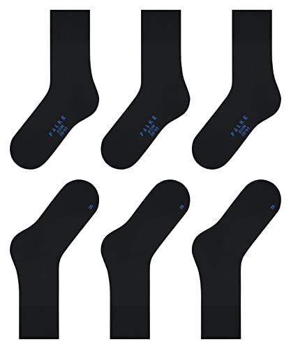 FALKE Run 3-Pack U SO, Black (Black 3000), 12.5-13.5