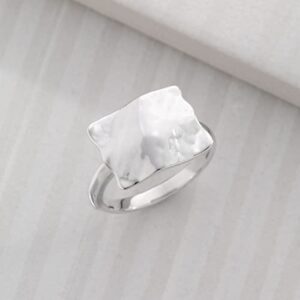 Silpada 'Square Root' Ring in Sterling Silver, Size 5, Size 5