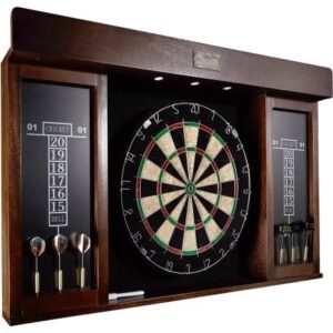 barrington 40" dartboard cabinet with led light