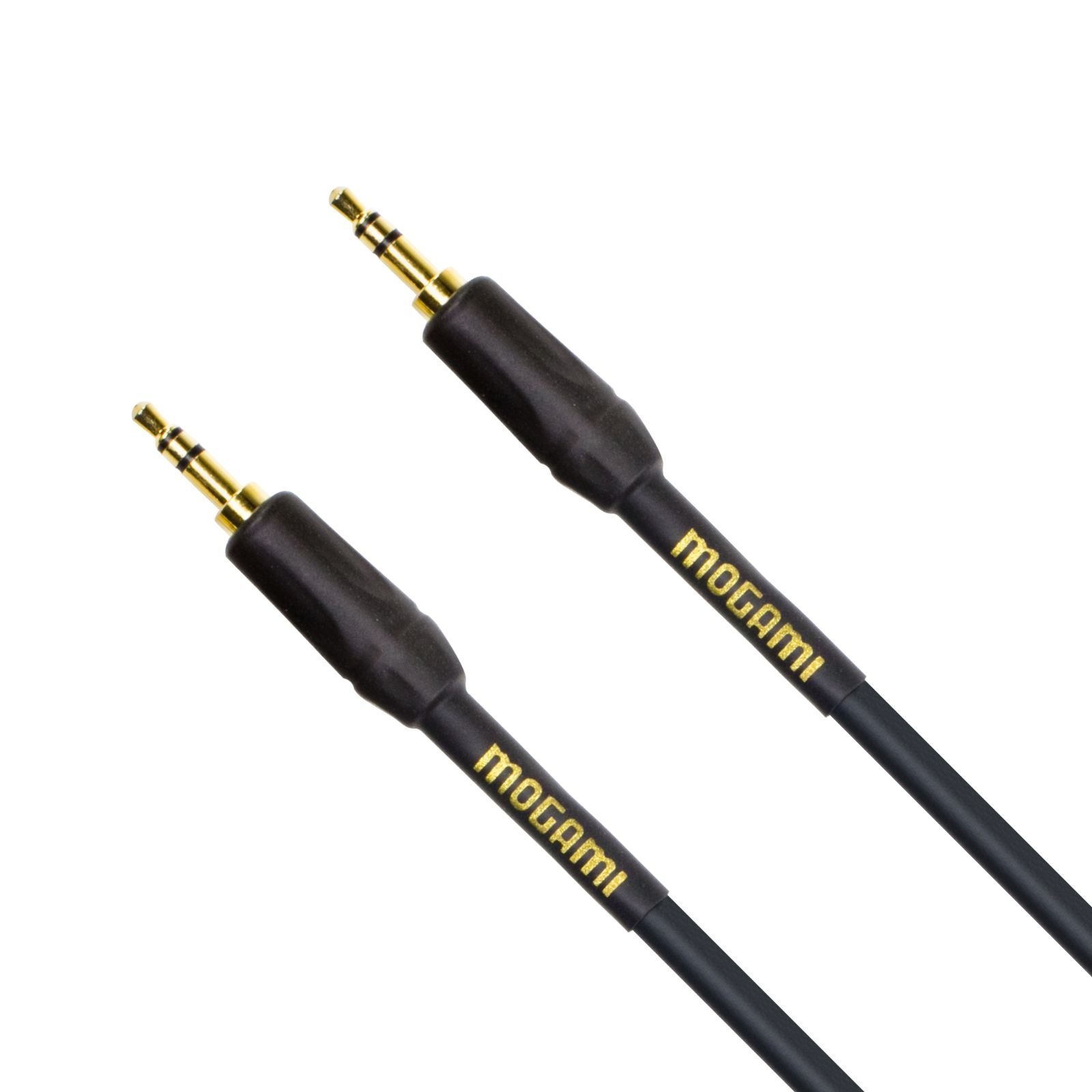 Mogami GOLD 3.5-3.5-03 Stereo Audio Patch Cable, 3.5mm TRS Male Plugs, Gold Contacts, Straight Connectors, 3 Foot