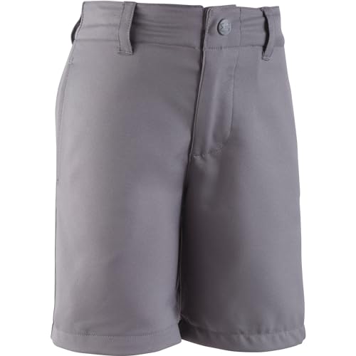 Under Armour Boys' Little Golf Medal Play Short, Belt Loops, Elastic Closure, Lightweight & Stretchy, Graphite, 5