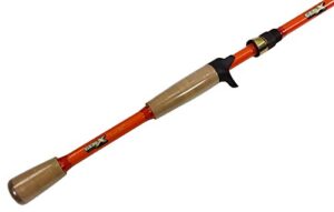 carrot stix gen x elite casting fishing rod - 6 foot 9 inch medium heavy fast - cgxe691mh-f-c