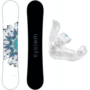 package-system flite women's snowboard-146 cm-system lux bindings