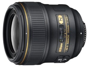 nikon af fx nikkor 35mm f/1.4g fixed focal length lens with auto focus for nikon dslr cameras (renewed)