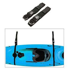 docooler kayak wall storage strap rack boat hanger boat keeper garage hanger canoes wall rack holders for skiing board, ladder, canoes