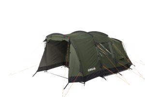 crua tri - 3 person insulated tent, waterproof and windproof tent with warmth & cooling insulation built-in for the 4 seasons and added extendable porch