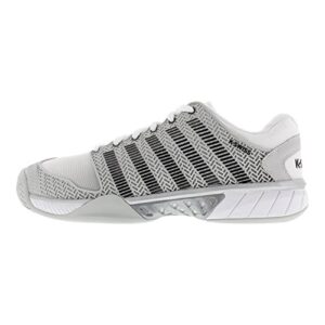 k-swiss men's hypercourt express original tennis shoe, glacier gray/white/silver, 12 m