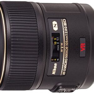 Nikon AF-S VR Micro-NIKKOR 105mm f/2.8G IF-ED Lens (Renewed)