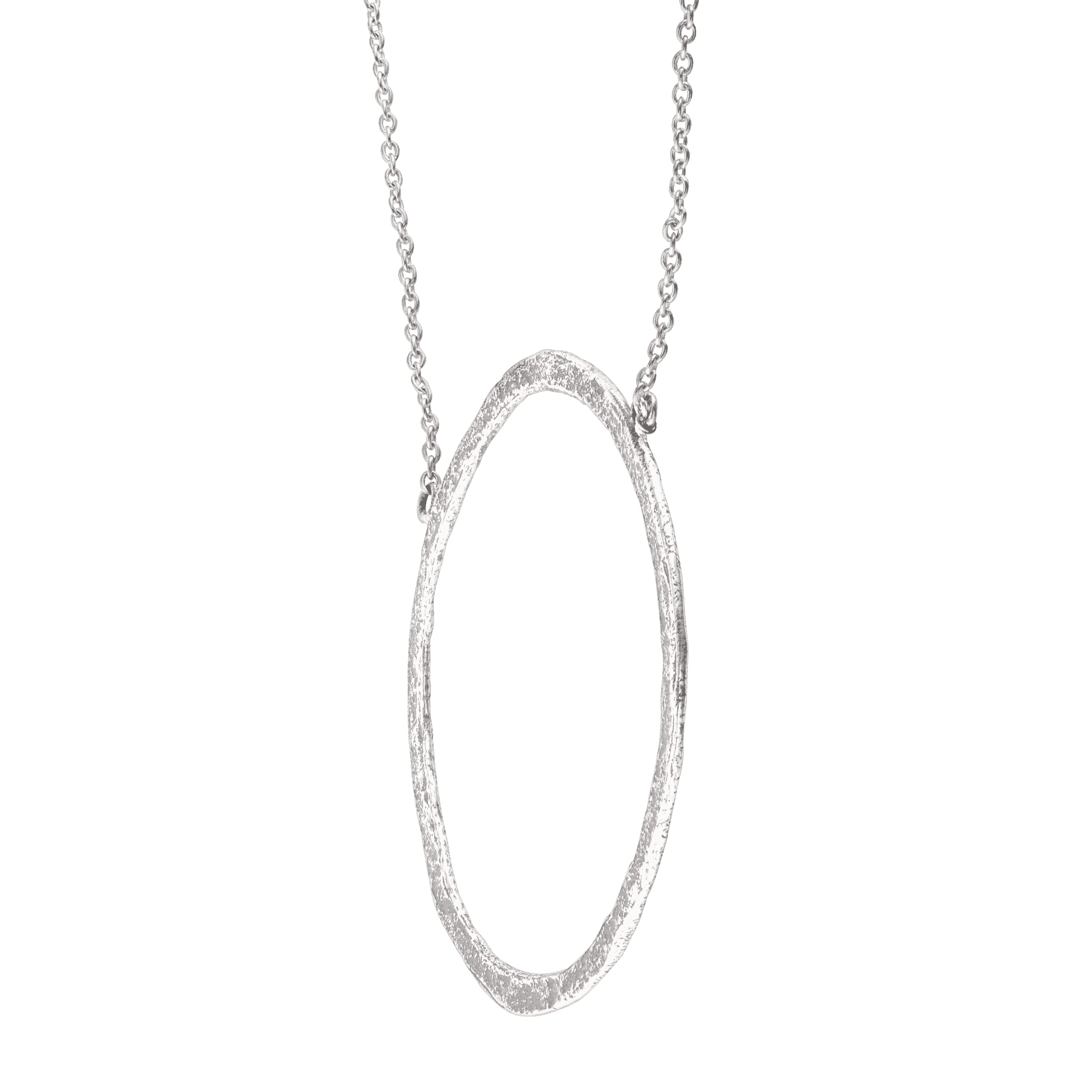 Silpada 'Duomo' Open Circle Pendant Necklace in Sterling Silver, 16" + 2"