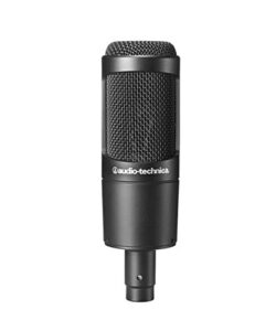 audio-technica at2035 large diaphragm studio condenser microphone (renewed)