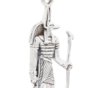 Jewelry Trends Anubis Egyptian God of the Underworld Sterling Silver Pendant