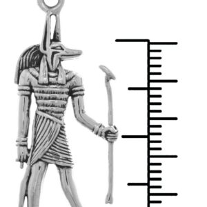 Jewelry Trends Anubis Egyptian God of the Underworld Sterling Silver Pendant