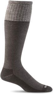 sockwell men's bart moderate graduated compression sock, black - l/xl