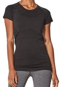 lululemon swiftly tech short sleeve crew (black, 8)