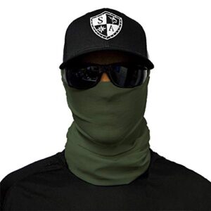 salt armour face mask shield protective balaclava alpha defense (od green)