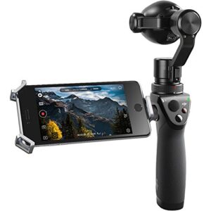 DJI OSMO Plus Camera Bundle - UHD 7X Handheld Fully Stabilized 4K 12MP Camera 3-Axis Gimbal Kit, with 64GB Micro SD Card Case FlexiMic + UV Filter + Lens Cap and More