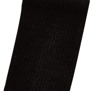 Thorlos Unisex MS Anti-Fatigue Thick Padded Over the Calf Sock, Black, Large