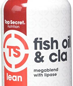 Top Secret Nutrition Fish Oil and CLA Veggie Softgels, 120 Count