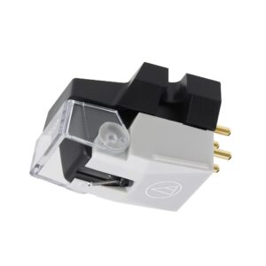 audio-technica vm670sp dual moving magnet stereo turntable cartridge for 78 rpm records, white