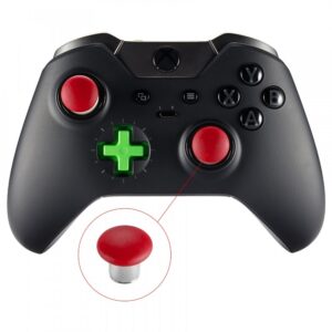 eXtremeRate 8 in 1 Red Metal Magnetic Thumbsticks Analog Joysticks for Xbox One, Xbox One Elite, Xbox One S, Xbox Series X, PS4 Slim, PS4 Pro, PS4 Controller with T8H Cross Screwdrivers