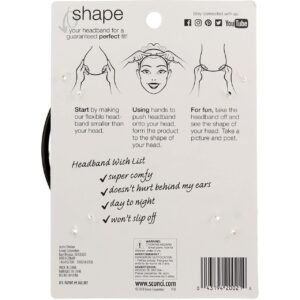 Scunci No Slip Grip Bendable Headband - 3 per case.