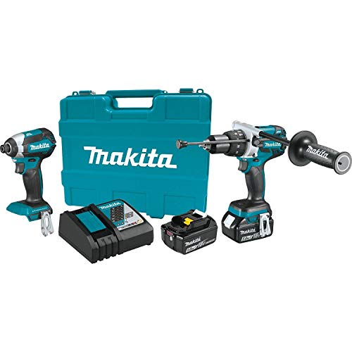 Makita XT267T 18V LXT Lithium-Ion Brushless Cordless 2-Pc. Combo Kit (5.0Ah),