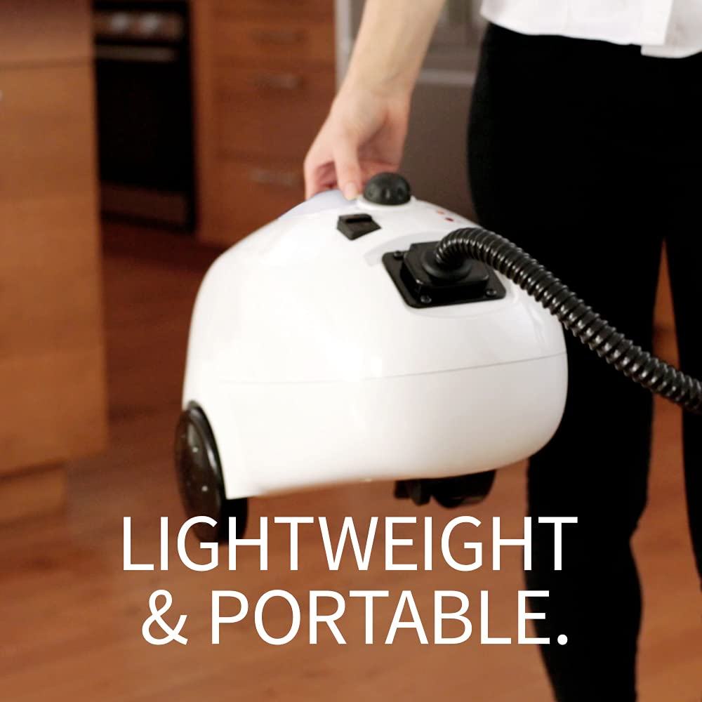 Dupray HOME Steam Cleaner European Made Kills 99.99%* Bacteria Viruses for Disinfection and Cleaning Flooring, Cars, Tile, and More